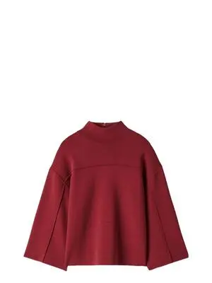 JOSEPH Halterneck Sweatshirt Cherry