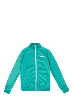 Palm Angels Logo-print Zip-up Track Jacket - Green