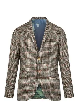 Etro Long-sleeved Checked Blazer - Multicolor