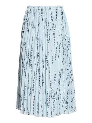 Red Valentino Pleated Skirt - Blue