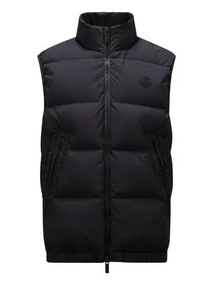 Moncler Fedare Zip-up Padded Gilet - Black