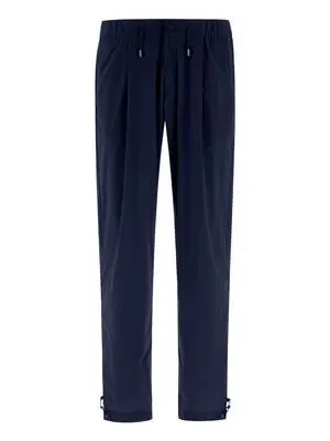 Herno Mid-rise Tapered Pleated Trousers - Blue