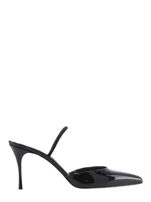SERGIO ROSSI Godiva Pointed High Heel Slingbacks - Black