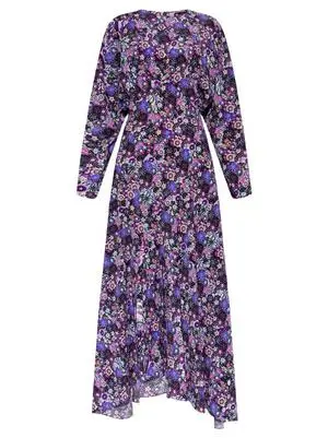 Isabel Marant Étoile Floral Maxi Dress - Purple