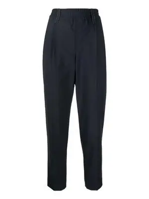 Brunello Cucinelli Cropped-leg Trousers - Black