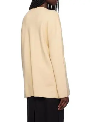 Staud Long-sleeved Cardigan - Beige