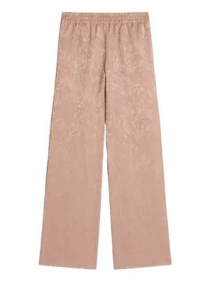 GOLDEN GOOSE Elasticated Waist Trousers With Double Star Detail - Pink