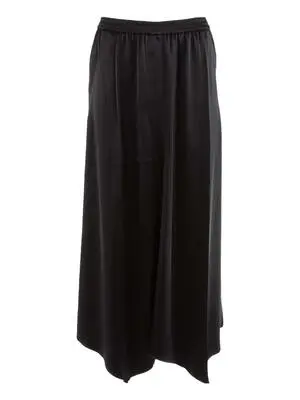 Nanushka Handkerchief Midi Skirt - Black