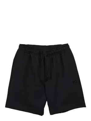 Y3 Terry Track Shorts - Black