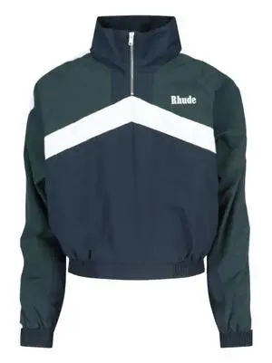 Rhude Chevron Windbreaker Jacket - Black