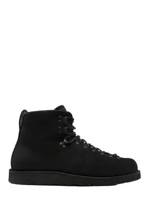 Stone Island Lace-up Ankle Boots - Black