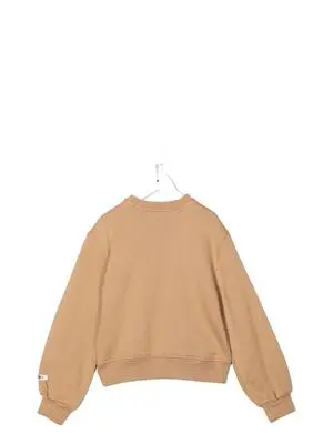 MSGM Chest Logo-print Detail Sweatshirt - Nude