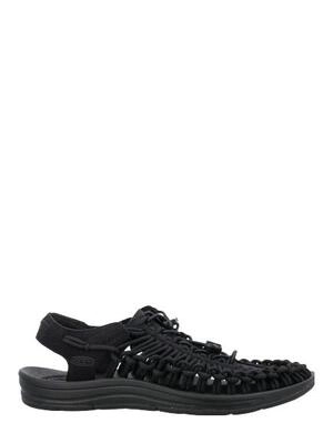 Keen Uneek Low-top Sneakers With Recycled Plastic Rope Upper - Black