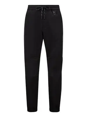 Moncler Logo Embossed Drawstring Track Pants - Black