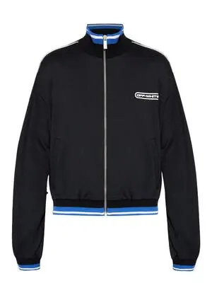 Off-White Zip-up High Neck Jacket - Black