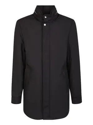 MOORER Long-sleeved Quilted Down Jacket - Black