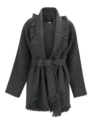 Alanui Fringed-edge Cardigan - Thunderstorm
