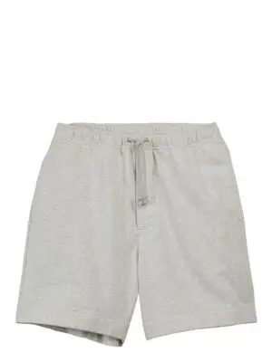 Y3 Drawstring Jersey Shorts - Light Gray