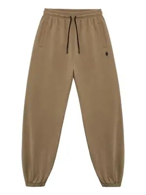 MARCELO BURLON COUNTY OF MILAN Cross Tapered Track Pants - Brown