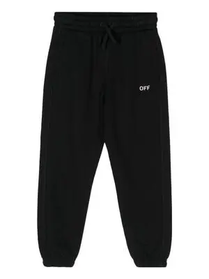 Off-White Diagonal Stripe Track Pants - Black