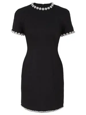 Zimmermann Rebellion Embellished Mini Dress - Black