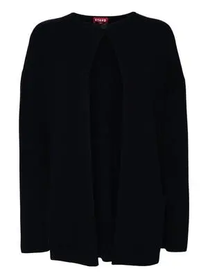 Staud Long-sleeved Cardigan - Navy Blue