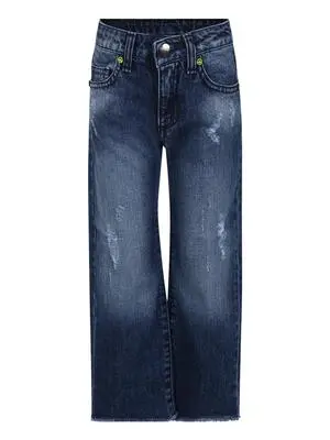 BARROW Straight-leg Ripped Jeans - Blue