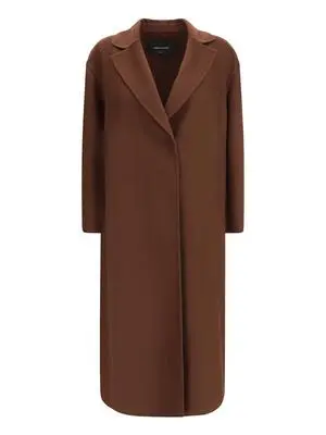 Fabiana Filippi Notched Lapel Coat - Brown