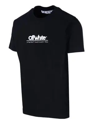 Off-White Logo-embroidered T-shirt - Black