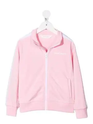 Palm Angels Logo-print Zip-up Track Jacket - Pink