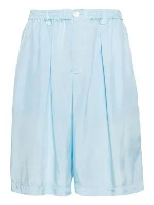 Marni Straight-leg Bermuda Shorts - Sky-blue