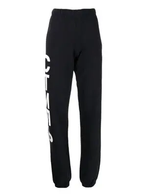 Heron Preston Elastic Sweatpants With Side Logo - Black