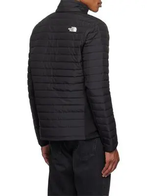 The North Face Quilted Padded Jacket With Logo Detail - Black