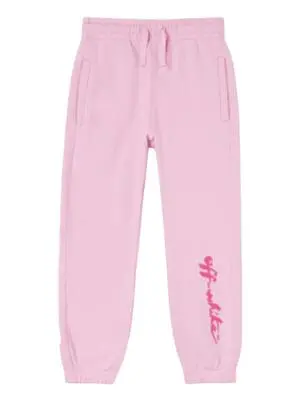 Off-White Logo Track Pants - Pink