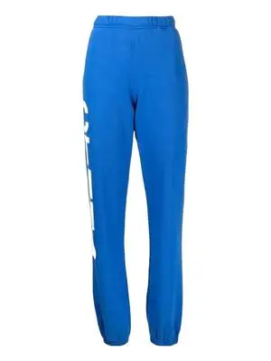 Heron Preston Elastic Sweatpants With Side Logo - Blue