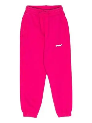 Off-White Graphic Stripe Track Pants - Pink