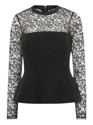 Simkhai Prima Peplum Top - Black