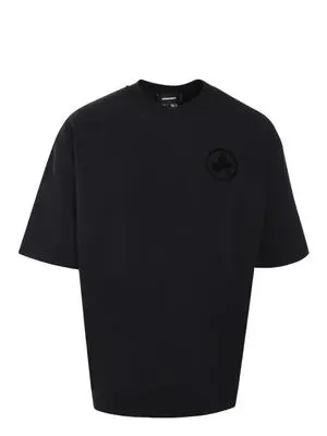 Dsquared2 Logo-appliqué T-shirt - Black
