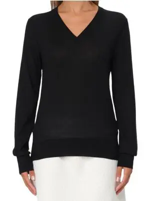 Dolce & Gabbana V-neck Long-sleeve Sweater - Black
