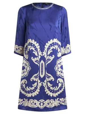 ETRO Etro Paisley Printed Crewneck Dress