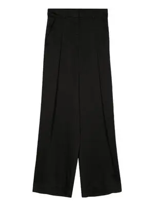 Simkhai Mercer Satin Wide-leg Trousers - Black