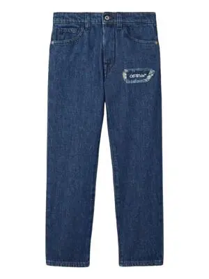 Off-White Bookish Straight Jeans - Blue