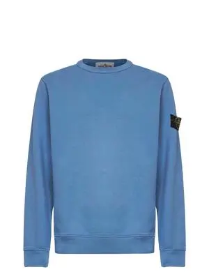 STONE ISLAND Stone Island Logo Patch Crewneck Sweatshirt