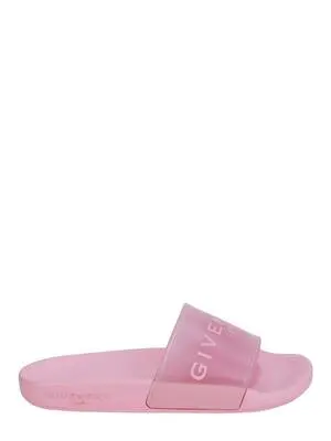 Givenchy Logo Slide Slippers - Pink