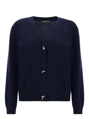 Fabiana Filippi Button Detailed Cardigan - Black
