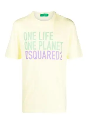 Dsquared2 Logo-print Round-neck T-shirt - White