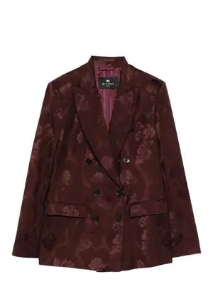 Etro Double-breasted Jacket - Brown