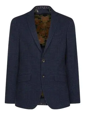 Etro Single Breasted Jacket - Blue