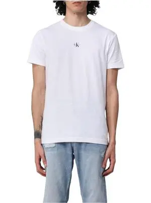 Calvin Klein Logo-print Cotton T-shirt - White