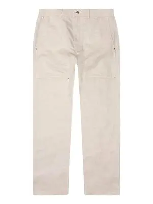Helmut Lang Carpenter High Waist Straight Leg Trousers - Nude